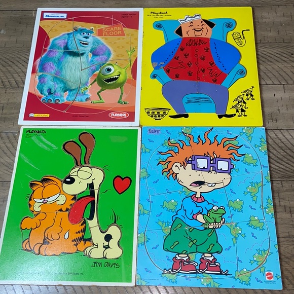 Playskool | Toys | Playskool Puzzles Garfieldrugratsking Cole And ...